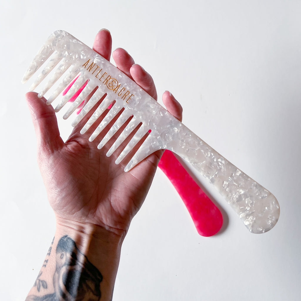 Wide Tooth Comb – Antler & Acre
